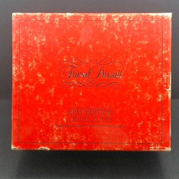 Abbott | Games | Rare Trivial Pursuit Rpm Edition A History Of Music ...